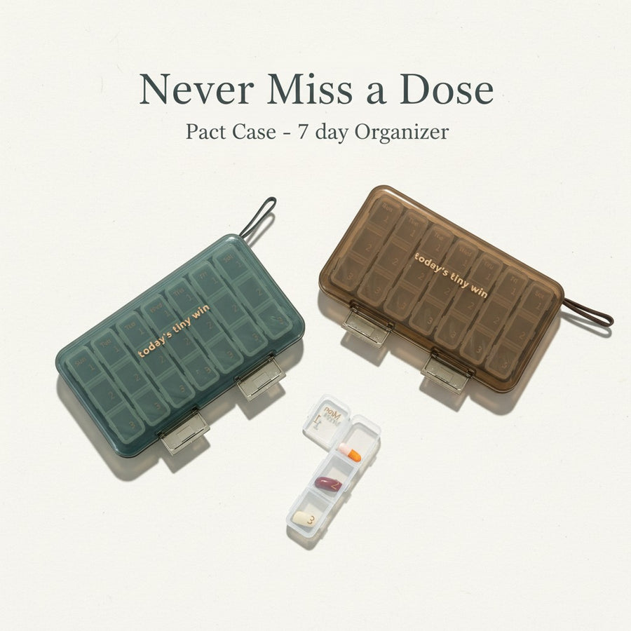 Pact Case Weekly & Travel Pill Organizer - Add a Custom Message