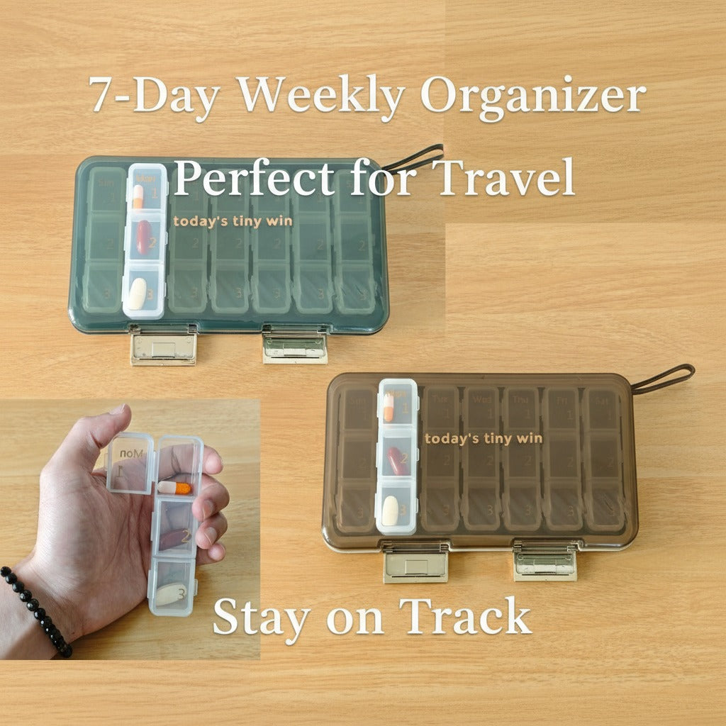 Pact Case Weekly & Travel Pill Organizer - Add a Custom Message